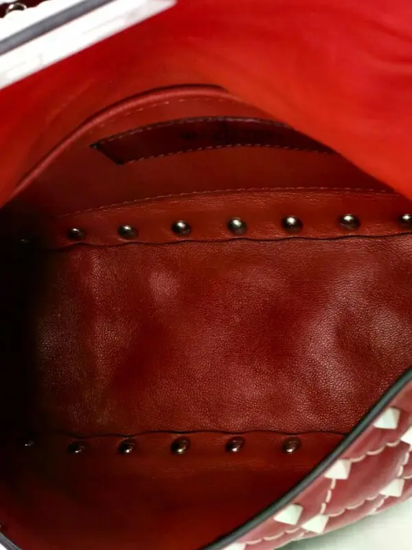 Valentino Garavani Free Rockstud Spike Flap Bag Quilted Leather Small Shoulder Bag