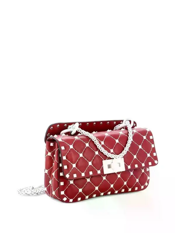 Valentino Garavani Free Rockstud Spike Flap Bag Quilted Leather Small Shoulder Bag