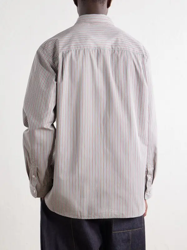 A.p.c. Malo Striped Cotton-poplin Shirt