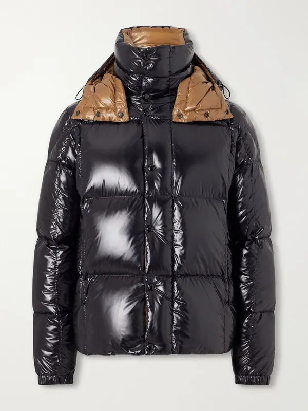 Moncler Parana Logo-apploquéd Quilted Shell Down Jacket - Black