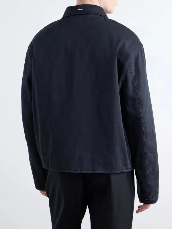 Our Legacy Slight Padded Organic Cotton-twill Jacket - Black