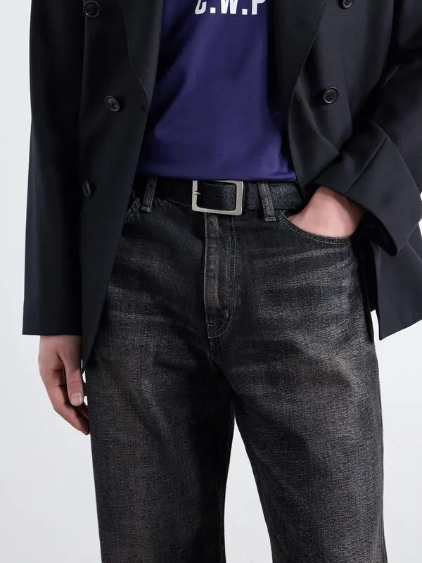 NEIGHBORHOOD 3cm Calf Hair Belt