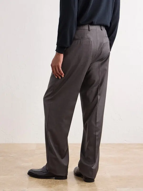 Brioni Capri Wool-gabardine Trousers