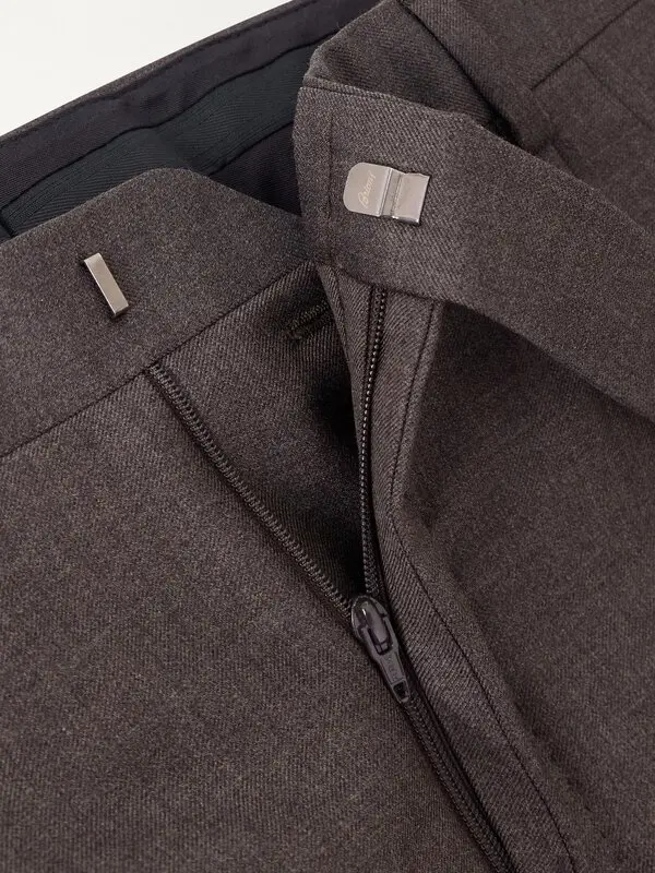 Brioni Capri Wool-gabardine Trousers