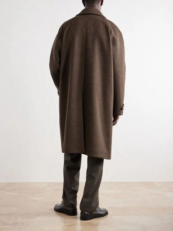 De Bonne Facture Parisian Brushed Wool Coat