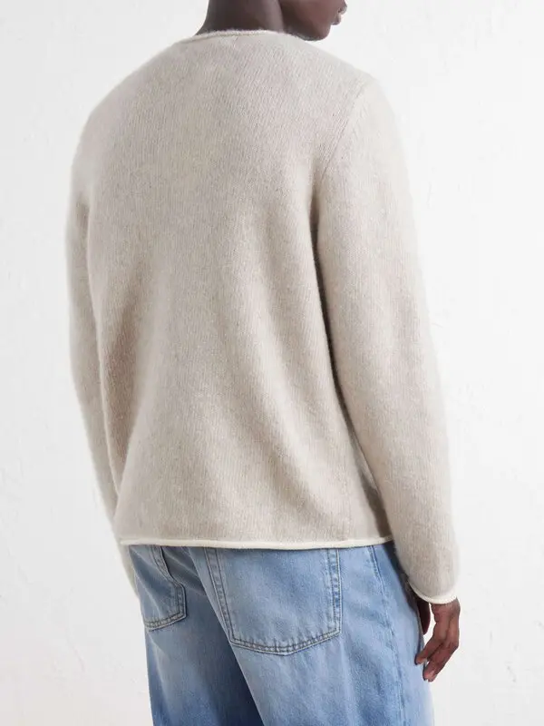 GOD'S TRUE CASHMERE Bouclé Cashmere Sweater - Beige