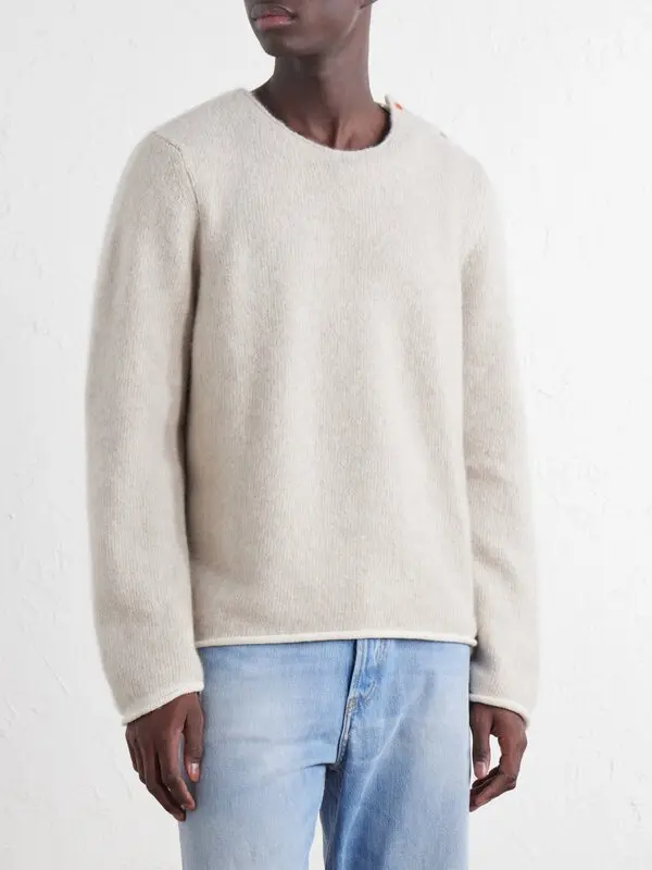 GOD'S TRUE CASHMERE Bouclé Cashmere Sweater