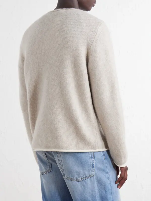 GOD'S TRUE CASHMERE Bouclé Cashmere Sweater