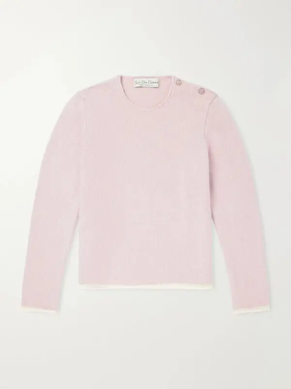GOD'S TRUE CASHMERE Bouclé Cashmere Sweater