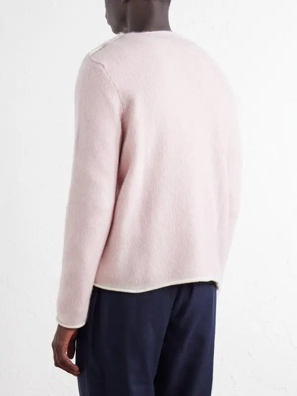 GOD'S TRUE CASHMERE Bouclé Cashmere Sweater