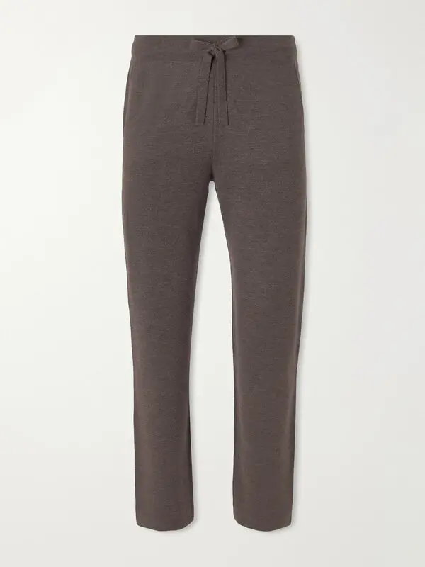 Thom Sweeney Straight-leg Wool Sweatpants