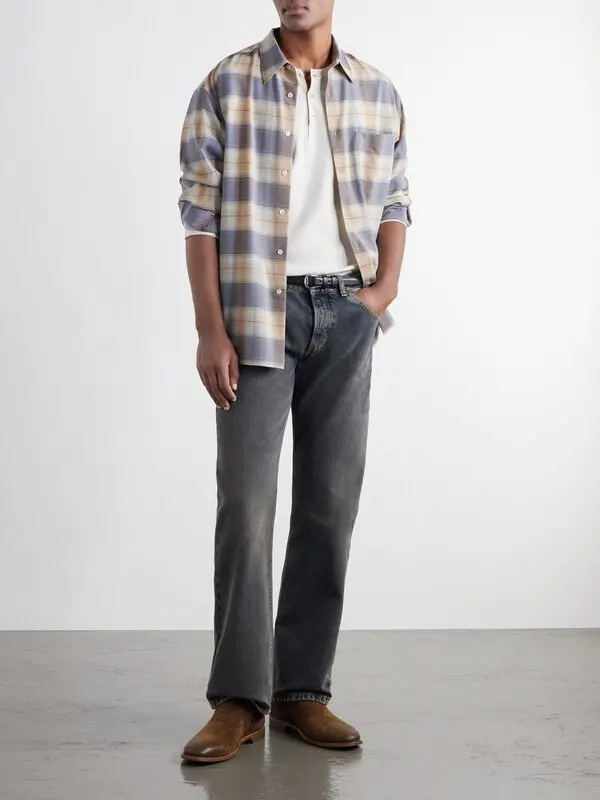 JEANERICA Arrow Straight-leg Jeans - Gray