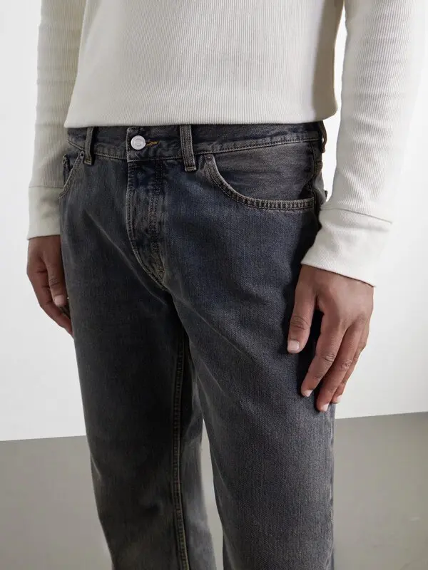 JEANERICA Arrow Straight-leg Jeans - Gray