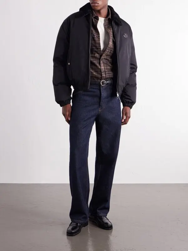 Burberry Checked Wool-twill Flannel Shirt - Brown