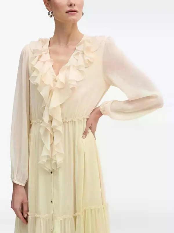MORGAN Ruffled Tiered Midi Dress