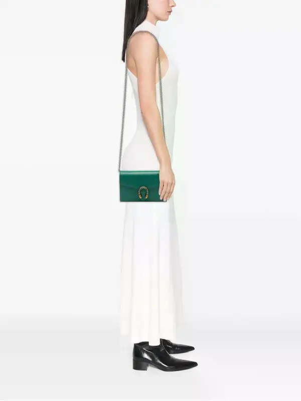 Gucci 2016-2026 Calfskin Dionysus Wallet On Chain Crossbody Bag