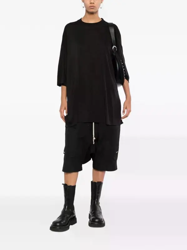 Rick Owens Oversized Crew-neck T-shirt - Black