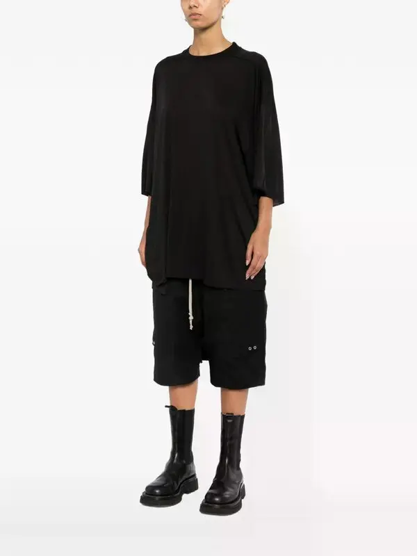 Rick Owens Oversized Crew-neck T-shirt - Black