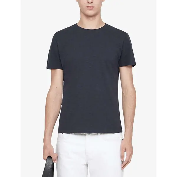 ALLSAINTS Cody Crewneck Slim-fit Cotton T-shirt - Washed Black