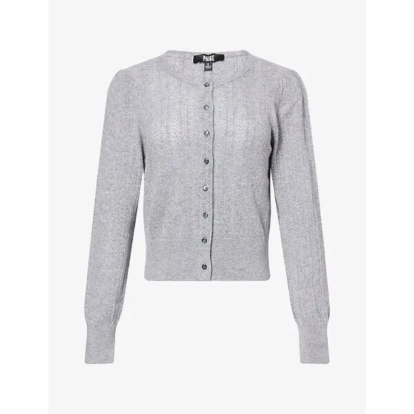 Paige Eudora Round-neck Cashmere Cardigan