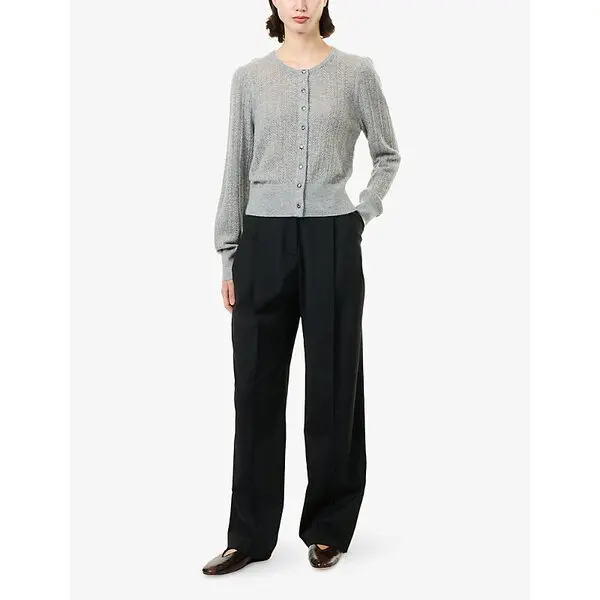 Paige Eudora Round-neck Cashmere Cardigan