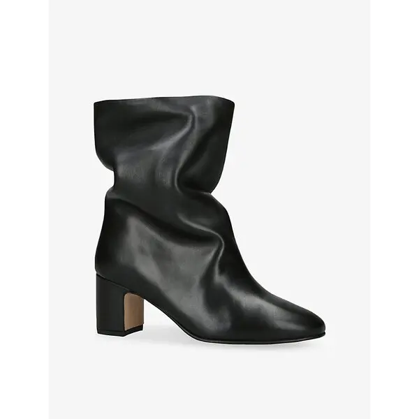 ANONYMOUS COPENHAGEN Lully 55 Leather Heeled Ankle Boots - Black