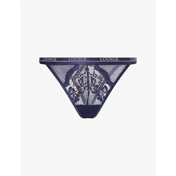 Lounge Blossom High-rise Lace Thong