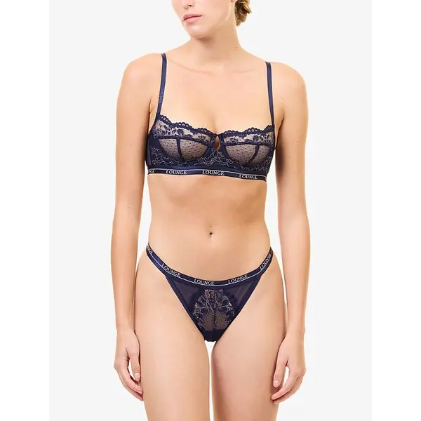 Lounge Blossom High-rise Lace Thong