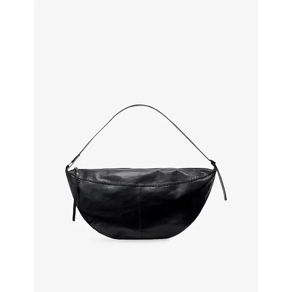 ALLSAINTS Esme Whipstitch Leather Shoulder Bag
