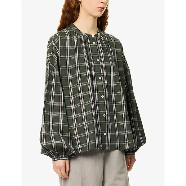 SKALL STUDIO Cilla Checked Cotton Shirt