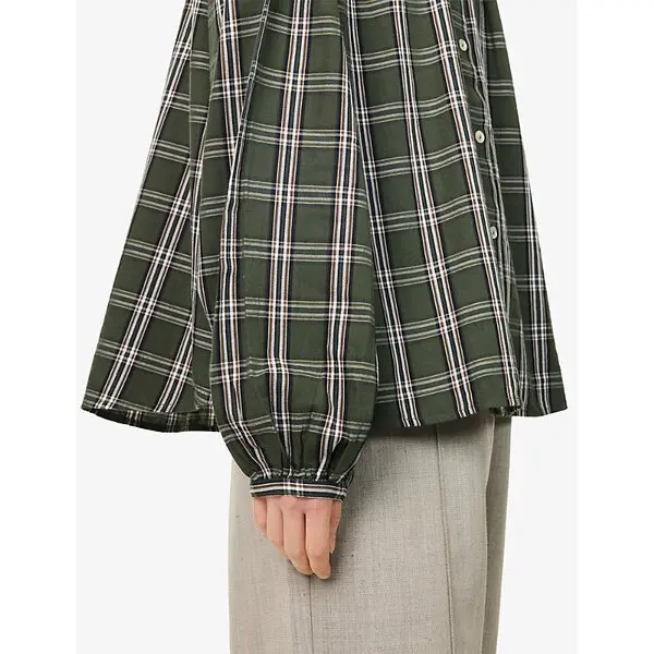 SKALL STUDIO Cilla Checked Cotton Shirt