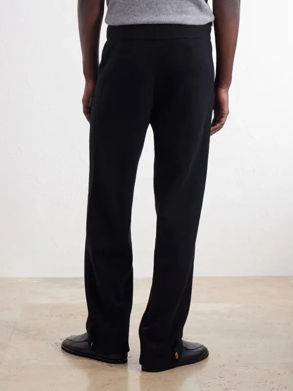 GOD'S TRUE CASHMERE Straight-leg Cashmere Drawstring Trousers