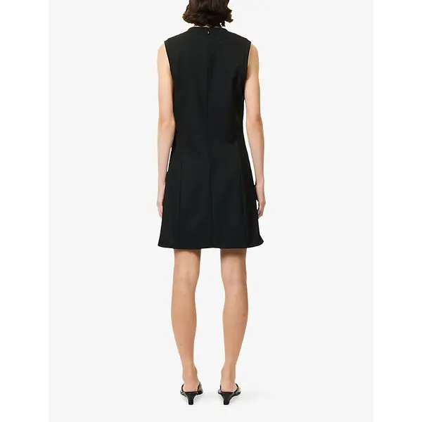 SAMSOE SAMSOE Sarhino Lace-trim Woven Mini Dress