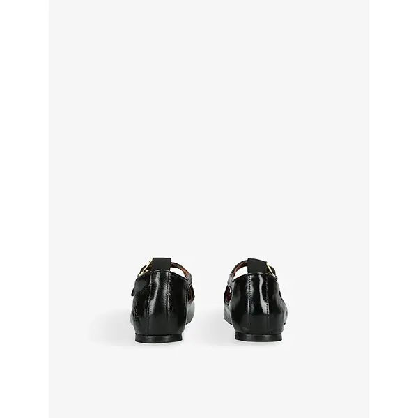 ANONYMOUS COPENHAGEN Praise Leather Ballet Flats - Black