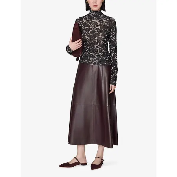 JOSEPH Yasmin Cashair Jacquard Cashmere Jumper