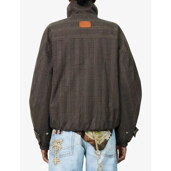 Acne Studios Odilla Checked Wool-blend Jacket