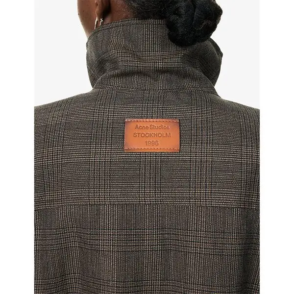 Acne Studios Odilla Checked Wool-blend Jacket