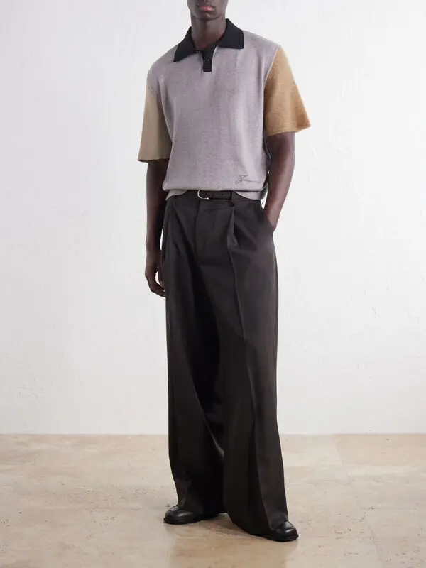 Jacquemus Merino Wool-blend Polo Shirt