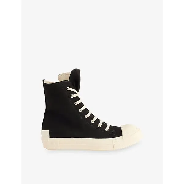 Rick Owens Denim High-top Trainers