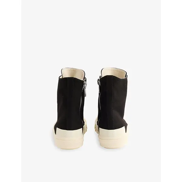 Rick Owens Denim High-top Trainers