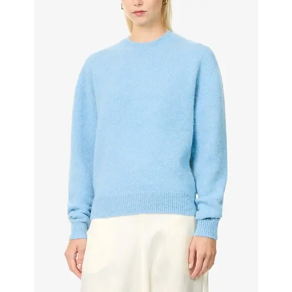 TOTEME Crewneck Alpaca Wool-blend Jumper