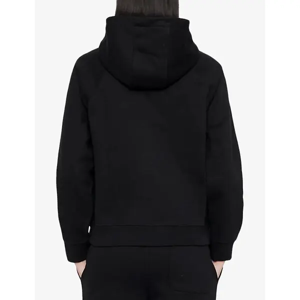 ALLSAINTS Lily Raglan-sleeve Cotton Hoody - Jet Black