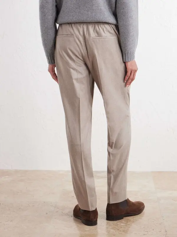 Zegna Straight-leg Wool, Cashmere And Silk-blend Trousers