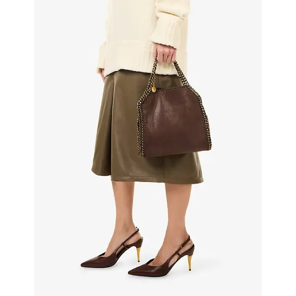 Stella McCartney Mini Falabella Woven Tote Bag