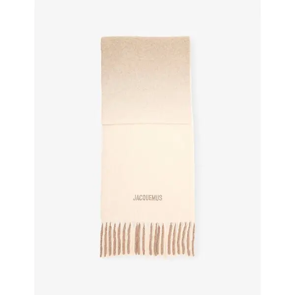 Jacquemus The Moisson Gradient Wool-blend Scarf