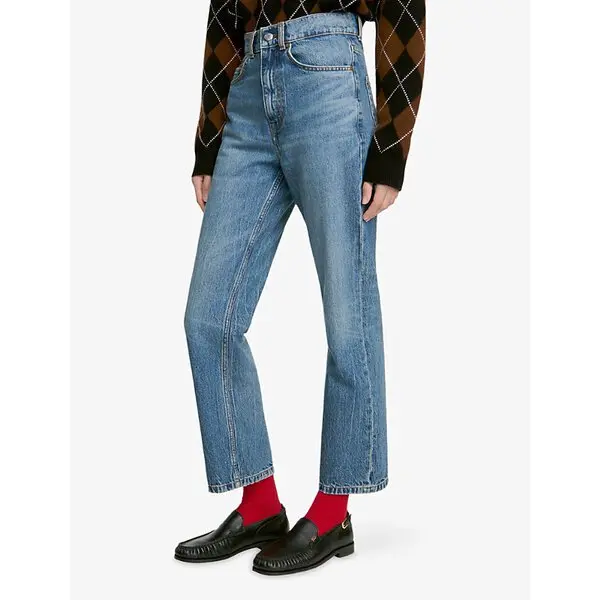Sandro Five-pocket Straight-leg Jeans
