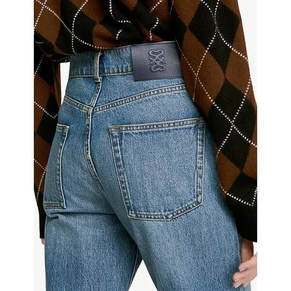 Sandro Five-pocket Straight-leg Jeans
