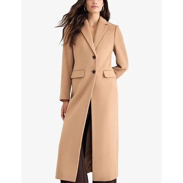 PHASE EIGHT Caroline Metallic Long-sleeve Woven Maxi Dress