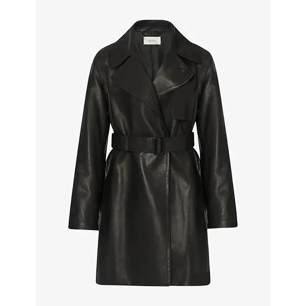 THE ROW Siempra Belted Leather Coat