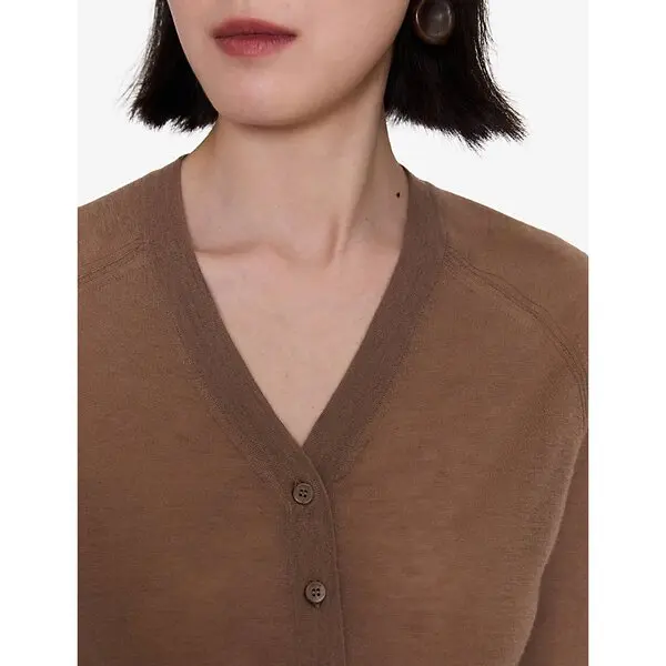 JOSEPH Reem Cashair Henley Cashmere Top